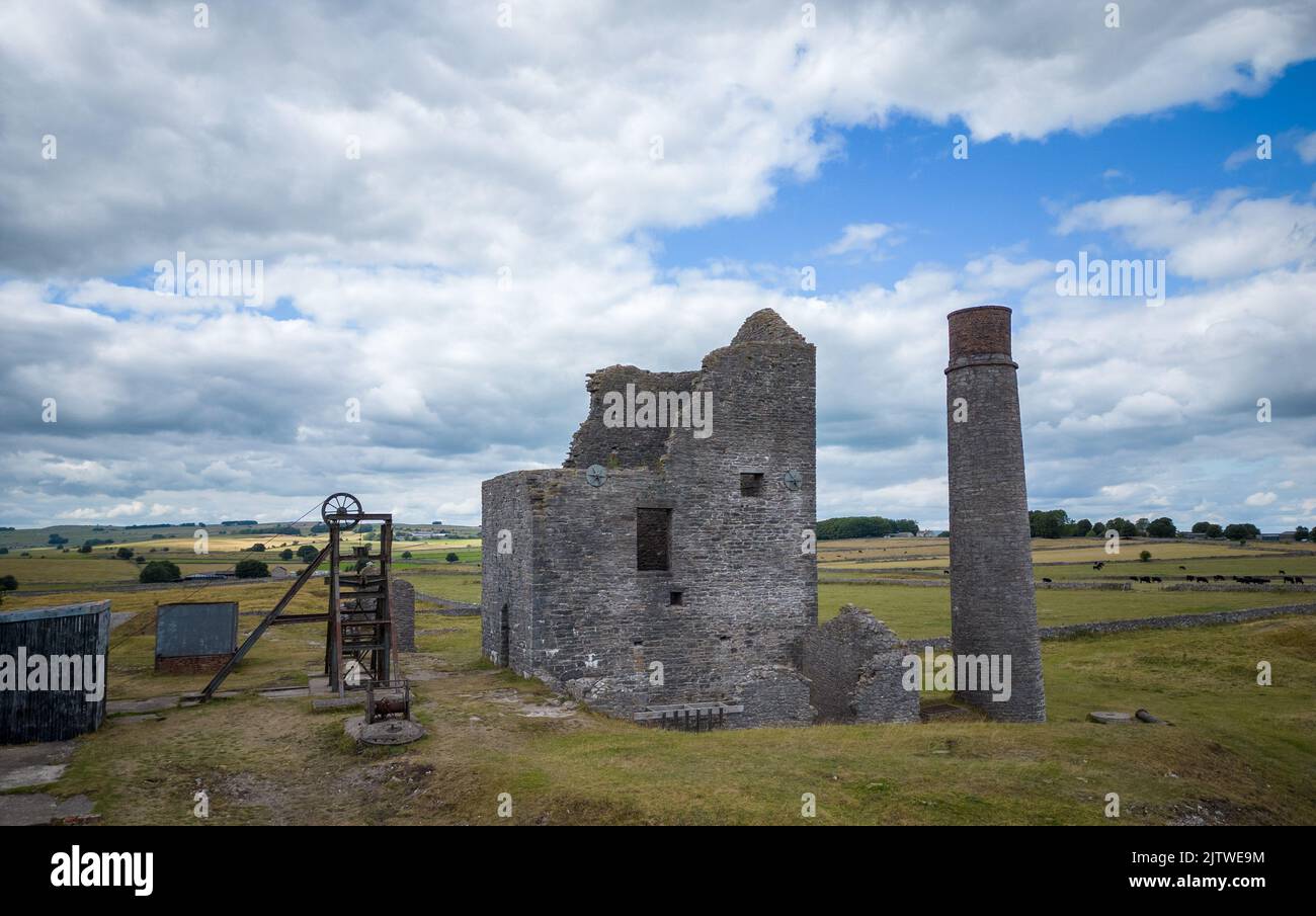Ancient Magpie Mine in the Peak District National Park Stock Photo - Alamy
