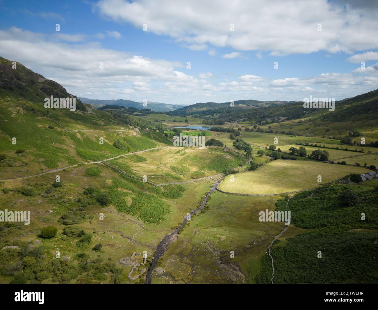 Amazing landscape of Lake District National Park Stock Photo - Alamy