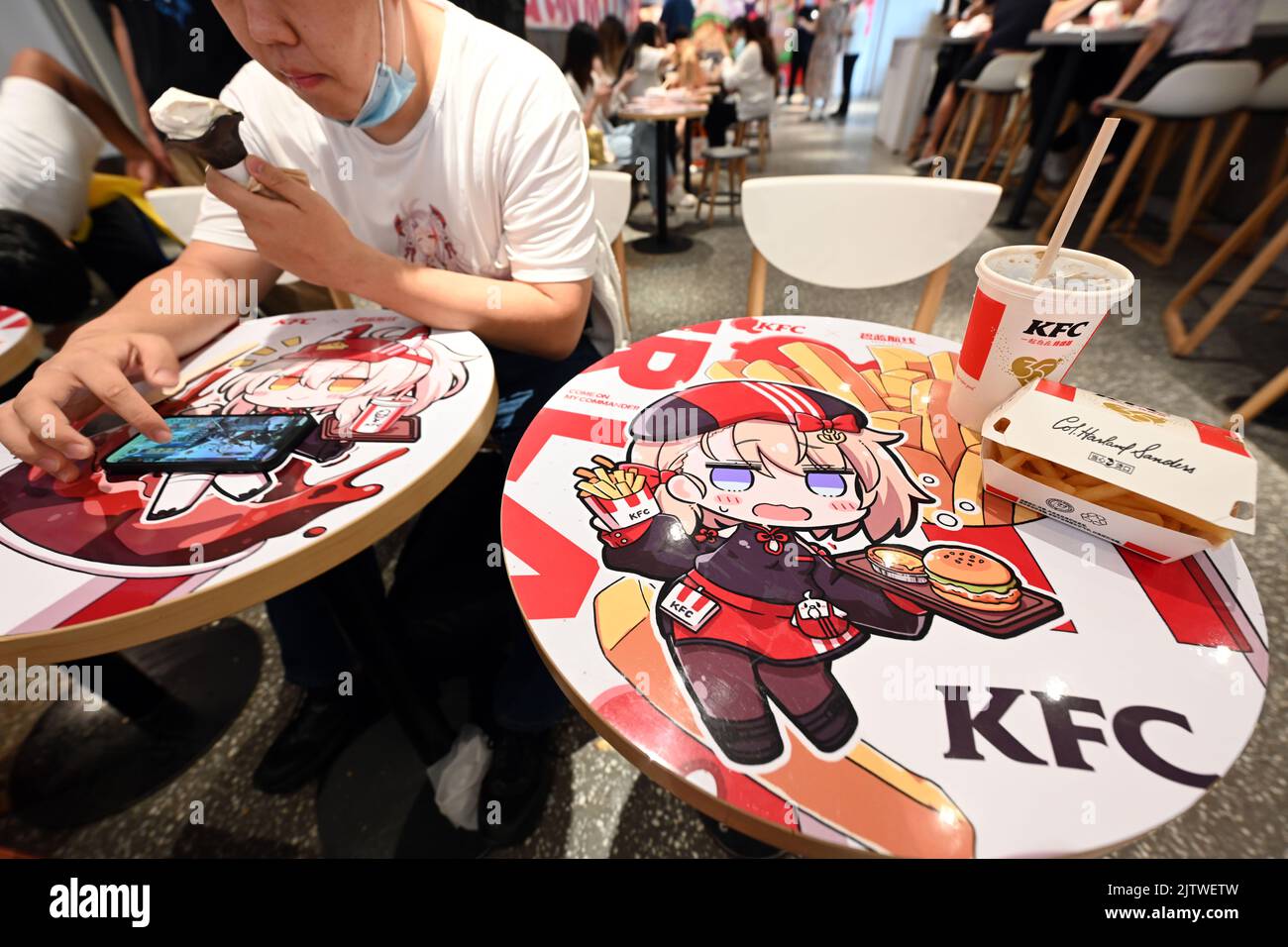 SHANGHAI, CHINA - SEPTEMBER 1, 2022 - Various decorations depicting ...