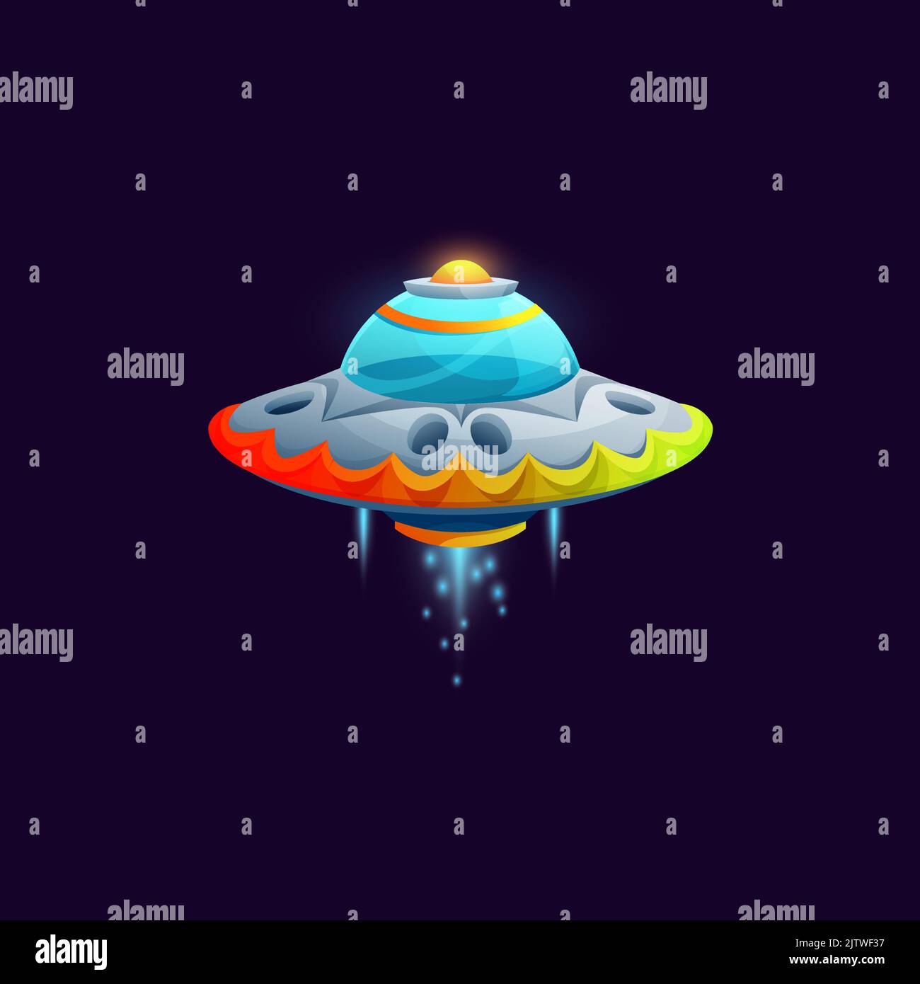 Flying saucer shape Stock Vector Images - Alamy