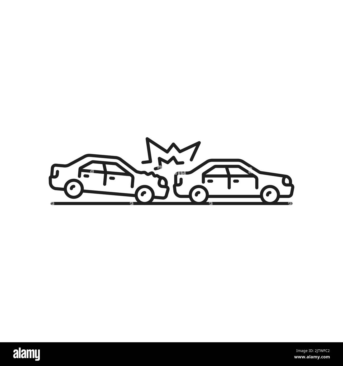 Car in traffic from behind Stock Vector Images - Alamy