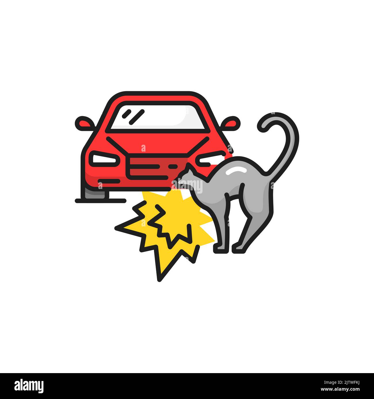 Injured cat Cut Out Stock Images & Pictures - Alamy