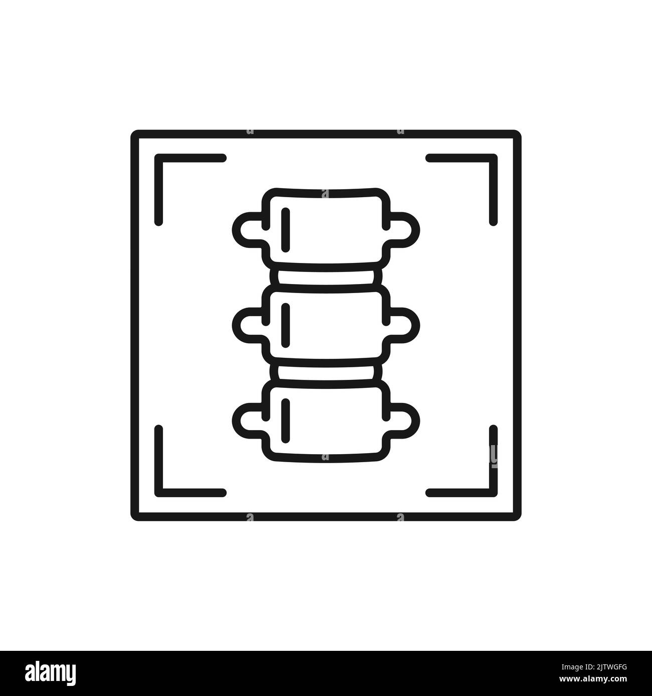 Body spine scan isolated diagnostics for study orthopedic disease ...