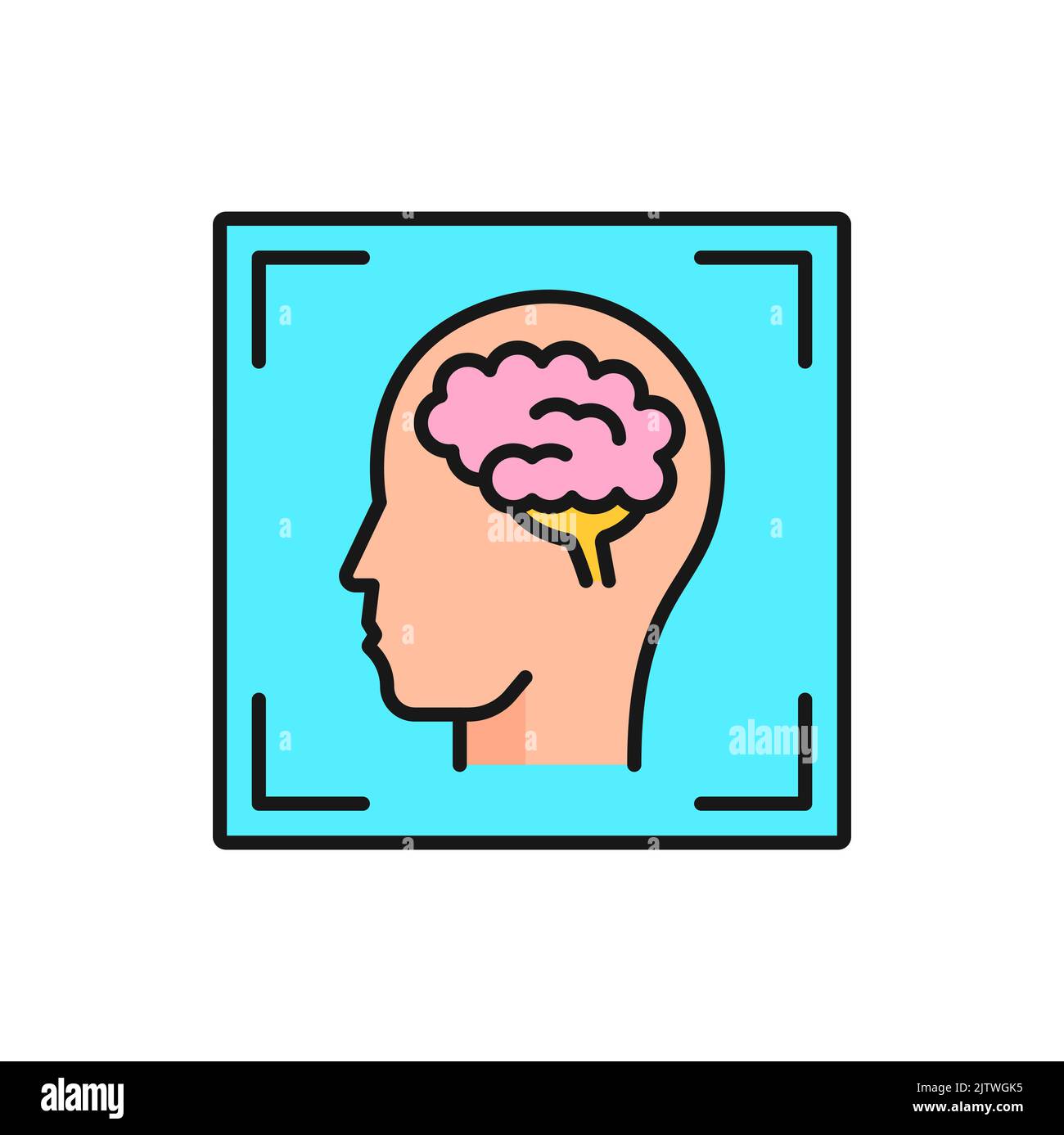 Brain tumor scan Cut Out Stock Images & Pictures - Alamy