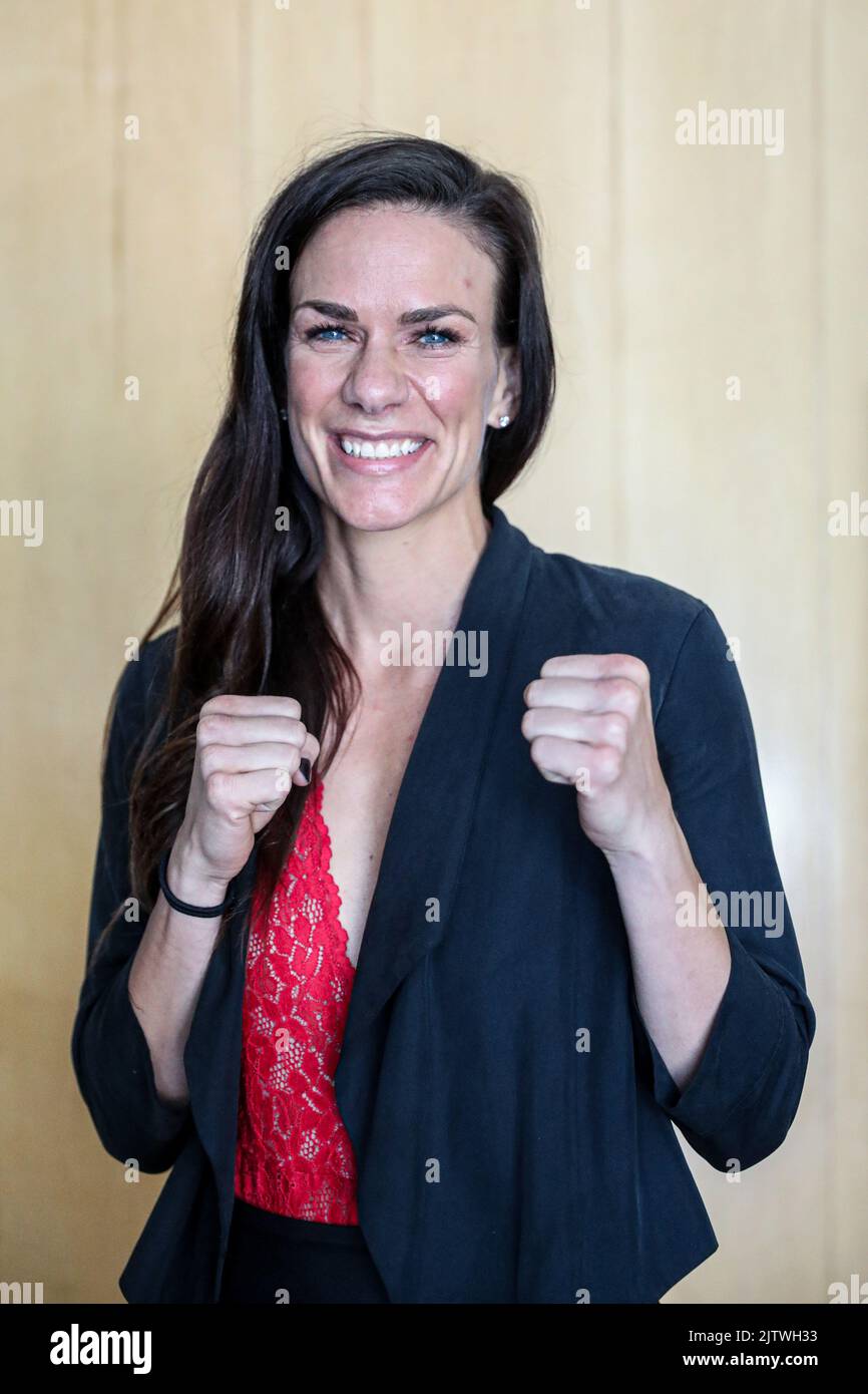 HERMOSILLO, MEXICO - SEPTEMBER 01: Jelena Mrdjenovich poses prior to ...