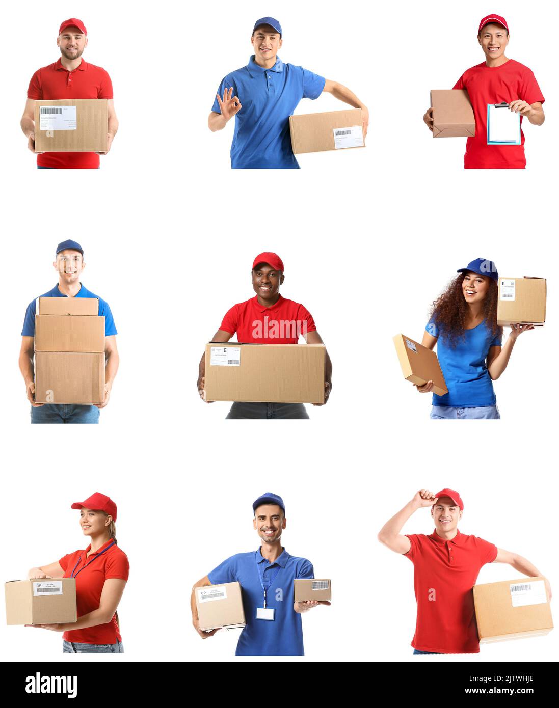 Asian american postal worker hi-res stock photography and images - Alamy