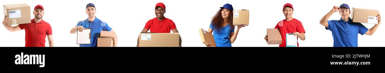 Asian american postal worker hi-res stock photography and images - Alamy