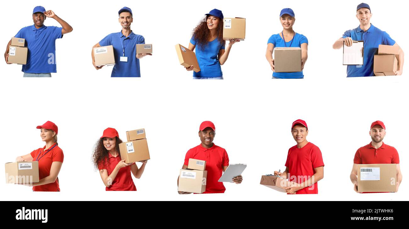 Asian american postal worker hi-res stock photography and images - Alamy