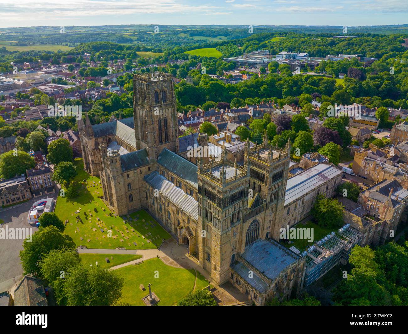 Durham Cathedral is a cathedral in the historic city center of Durham ...