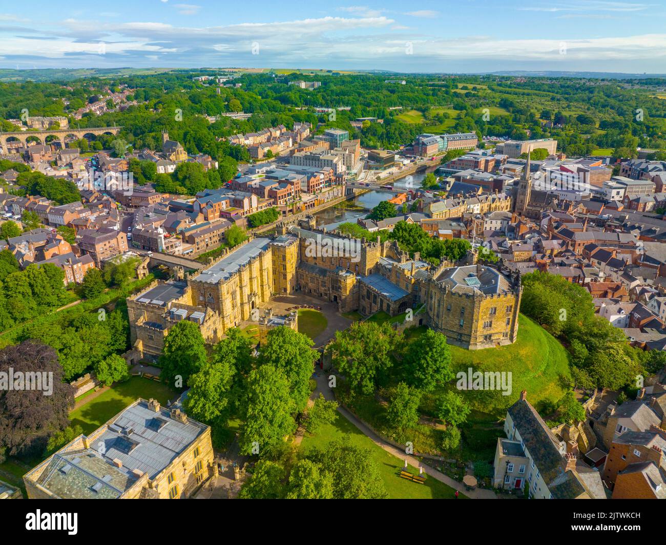 Durham Castle is a Norman style castle in the historic city center of ...