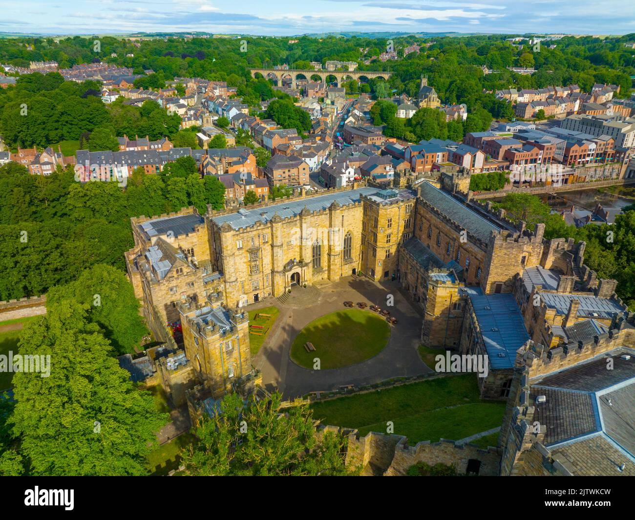 Durham Castle is a Norman style castle in the historic city center of ...
