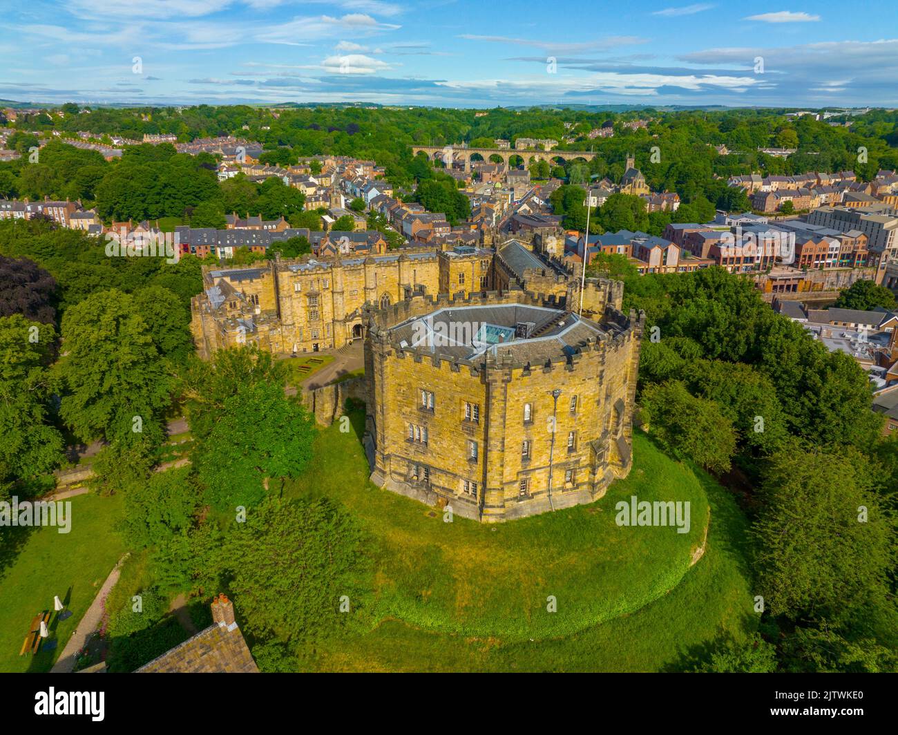 Durham Castle is a Norman style castle in the historic city center of ...