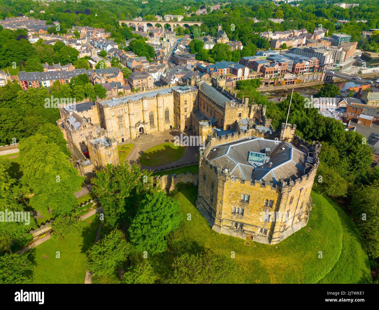 Durham Castle is a Norman style castle in the historic city center of ...