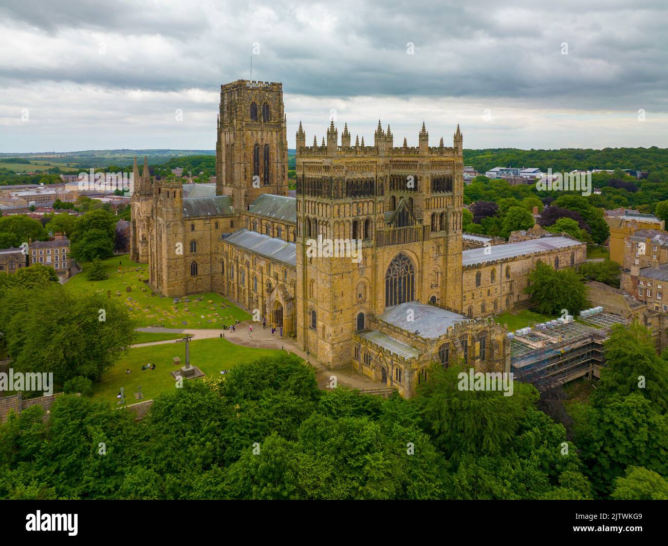 Durham Cathedral is a cathedral in the historic city center of Durham ...