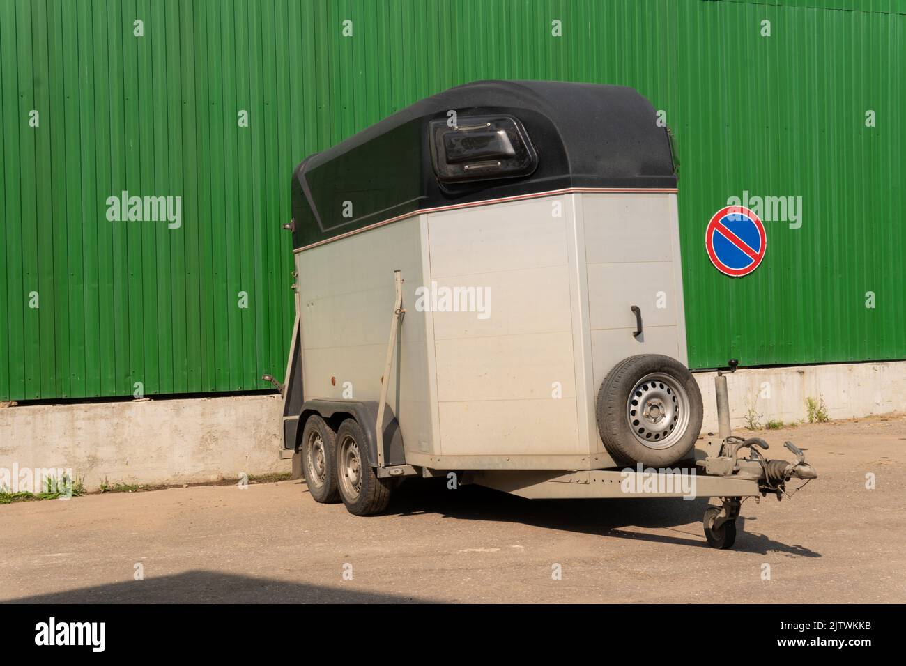 Horse trailer transportation transport travel farm old animal car, for ...