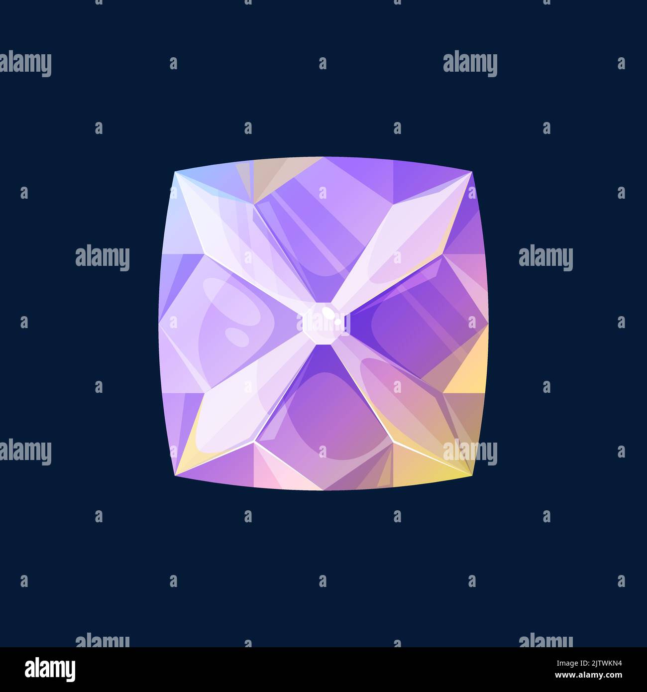 Amethyst geode crystal Stock Vector Images - Alamy