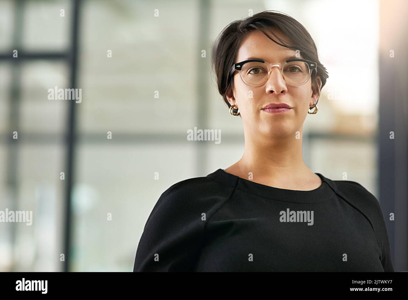 Failure is never an option for me. Portrait of a young businesswoman ...