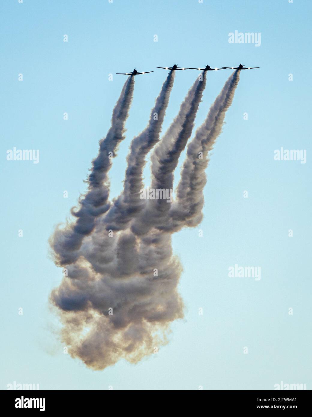 Aeroshell aerobatic team plane hi-res stock photography and images - Alamy