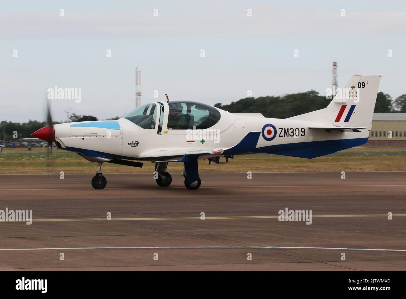 ZM309, a Grob Prefect T1 operated by the Royal Air Force (RAF ...