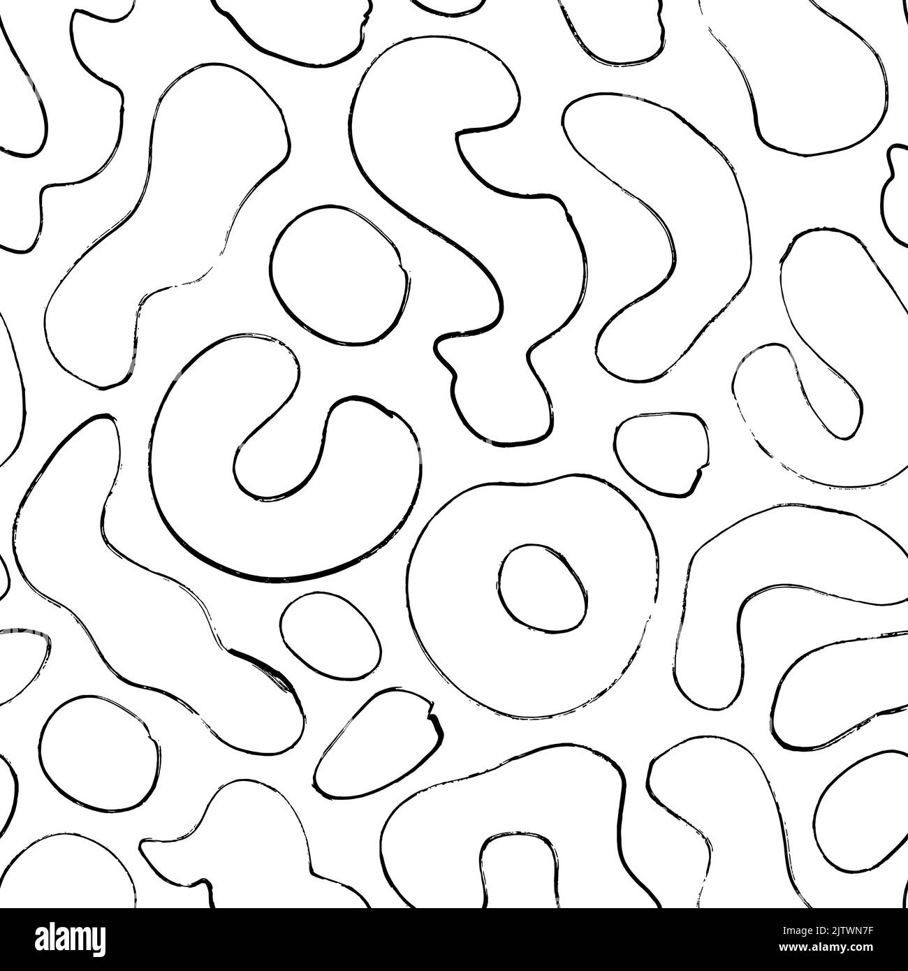 Black irregular shapes organic Stock Vector Images - Alamy