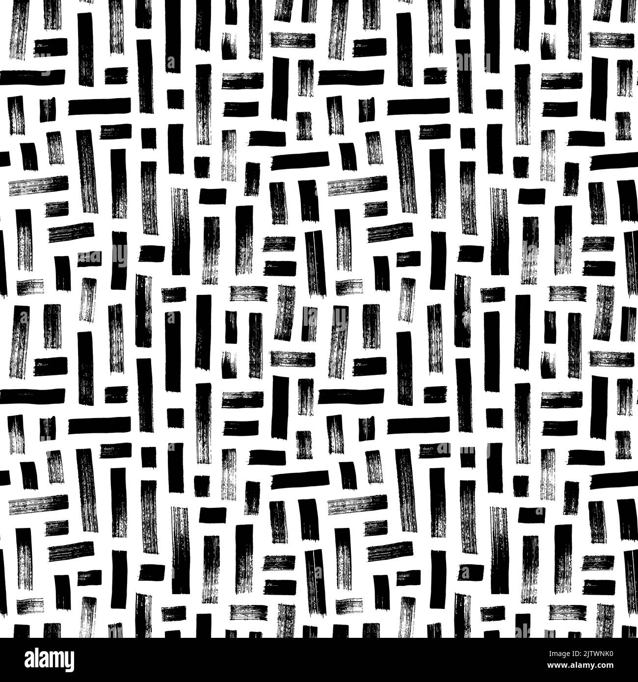 Hand Drawn Vector Maze Geometric Seamless Pattern Stock Vector Image