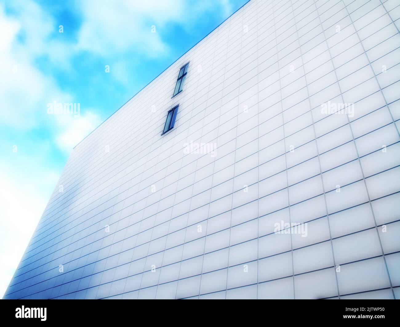 Architecture - postmodern and futuristic Stock Photo - Alamy