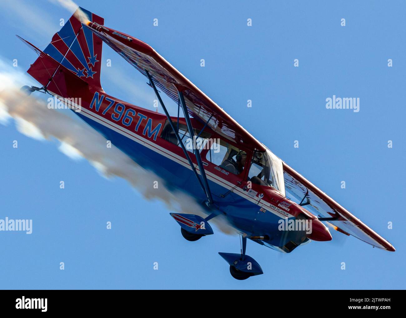 The incredible John Black at the Stuart Air Show Stock Photo - Alamy