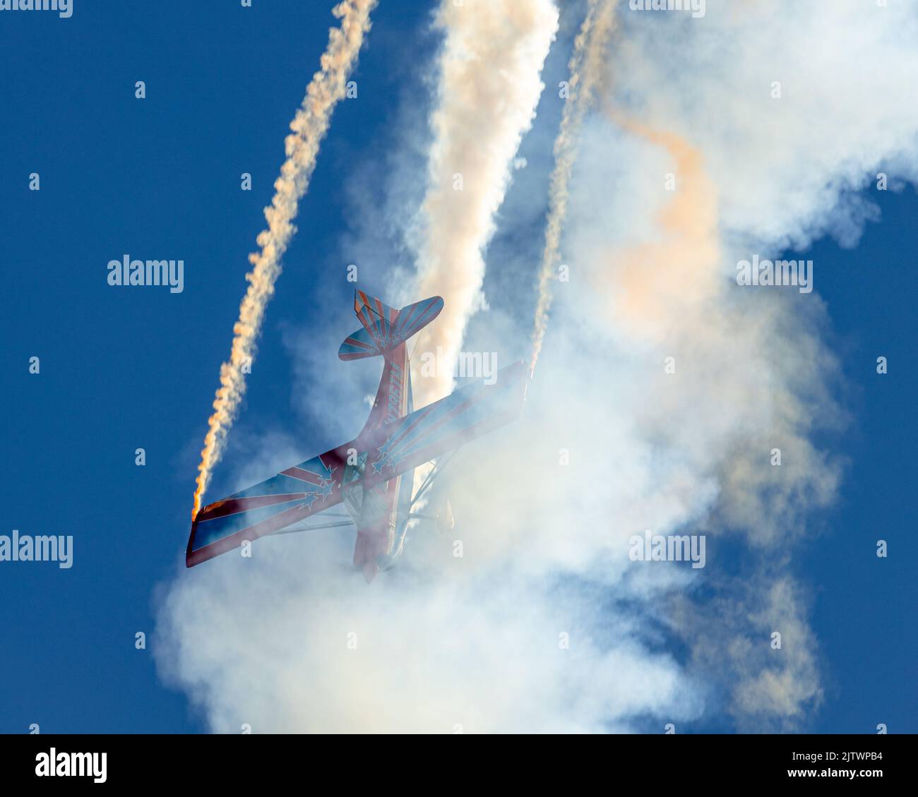 The incredible John Black at the Stuart Air Show Stock Photo - Alamy
