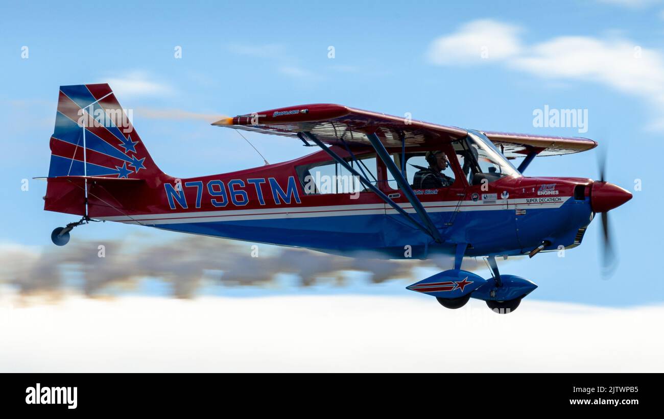 The incredible John Black at the Stuart Air Show Stock Photo - Alamy