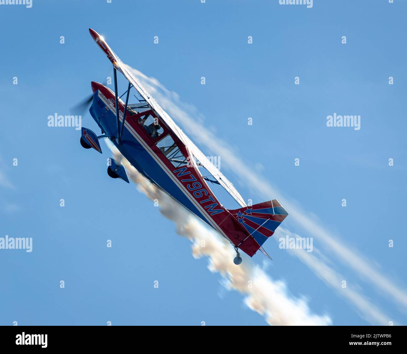 The incredible John Black at the Stuart Air Show Stock Photo - Alamy