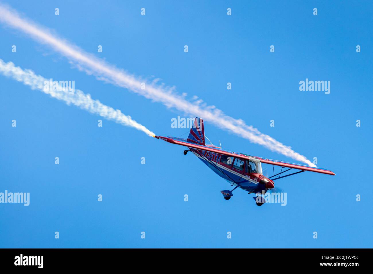 The incredible John Black at the Stuart Air Show Stock Photo - Alamy