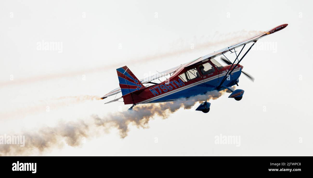 The incredible John Black at the Stuart Air Show Stock Photo - Alamy