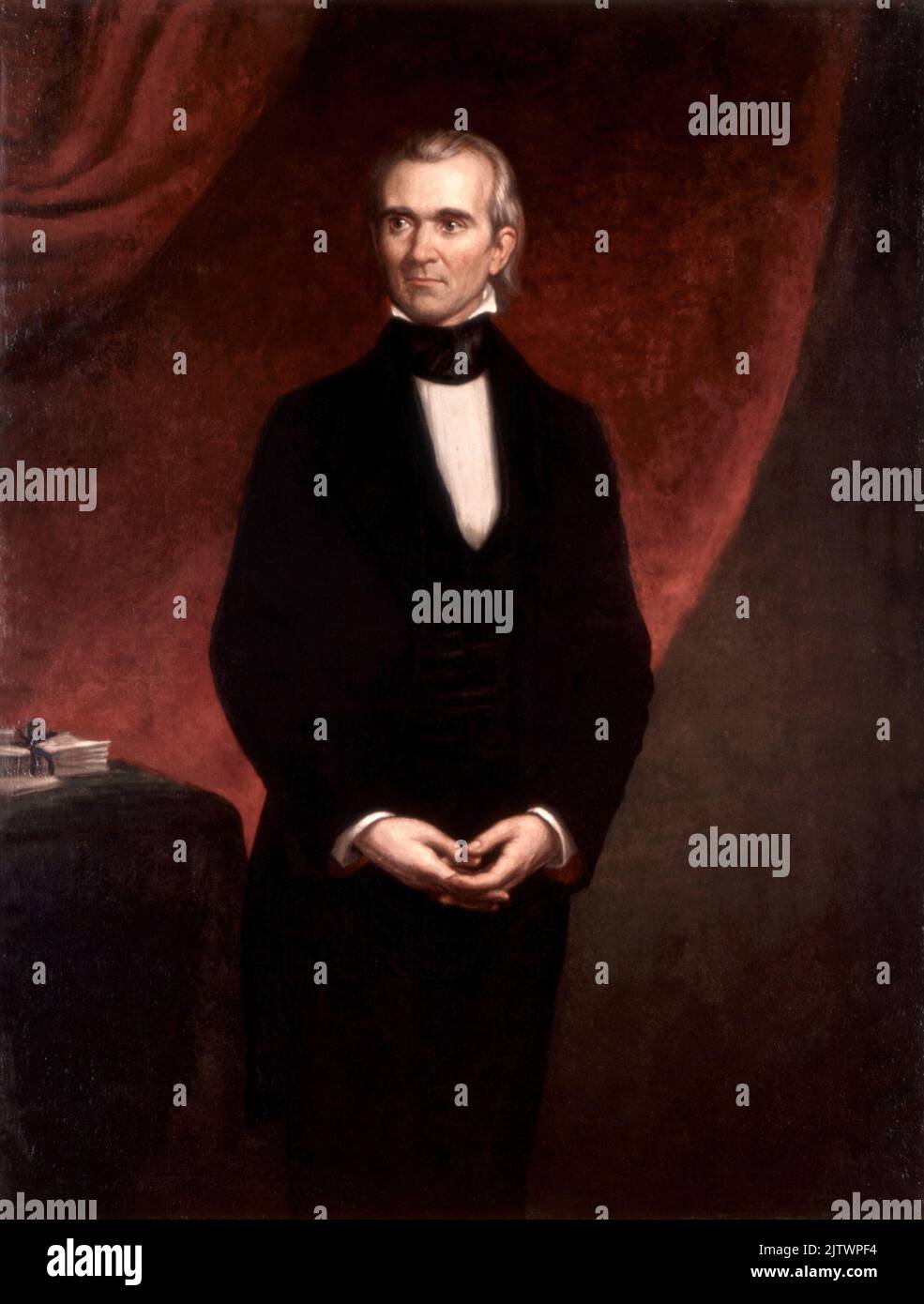 President James Polk's official White House portrait, by George Peter ...