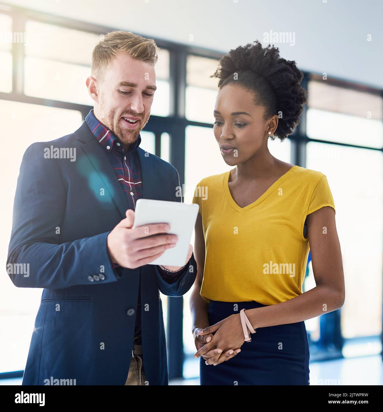 Working towards a successful business. corporate people working in a ...