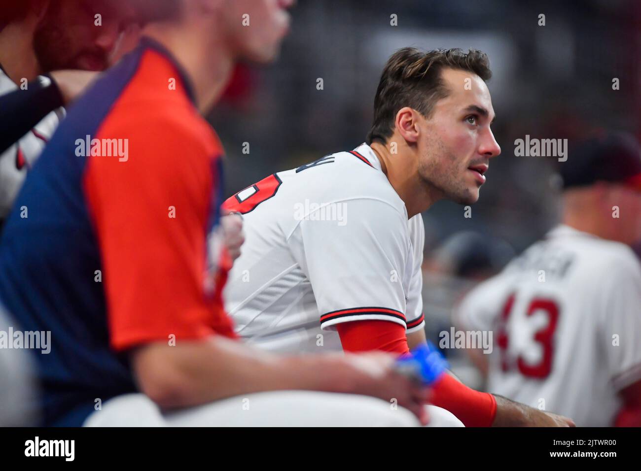 Atlanta, GA, USA. 01st Sep, 2022. Atlanta Braves first baseman Matt ...