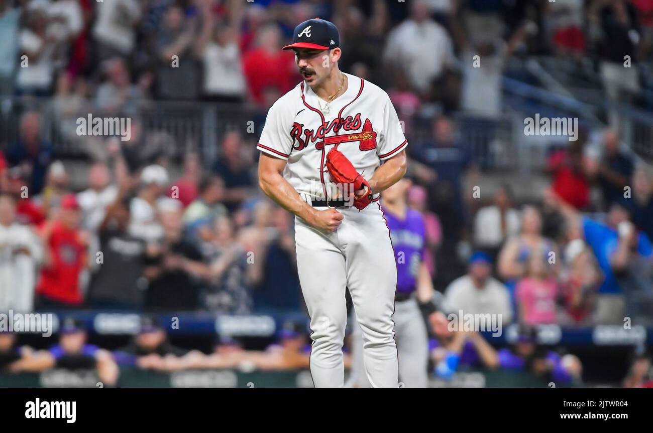 Atlanta, GA, USA. 01st Sep, 2022. Atlanta Braves pitcher Spencer ...