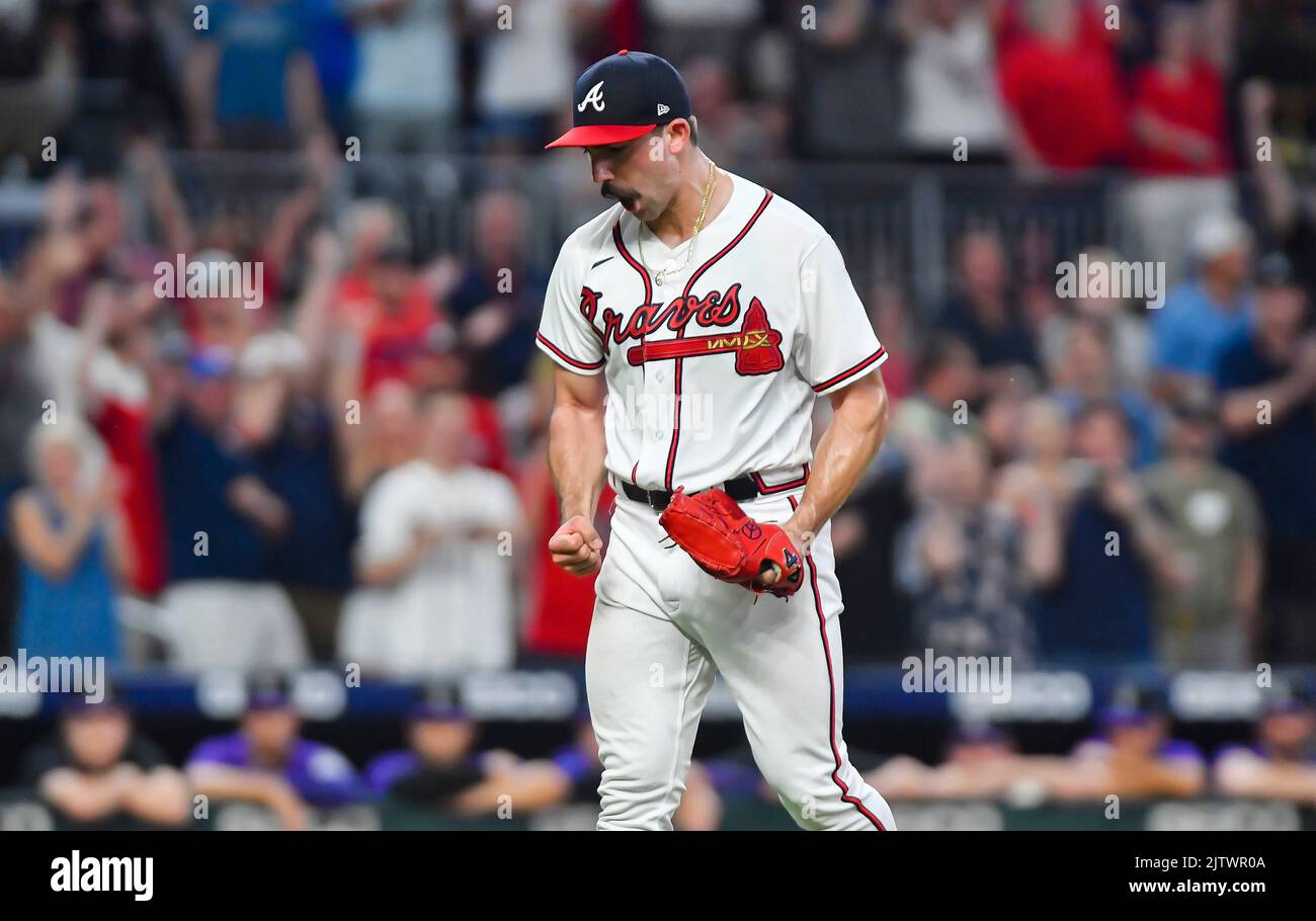 Atlanta, GA, USA. 01st Sep, 2022. Atlanta Braves pitcher Spencer ...
