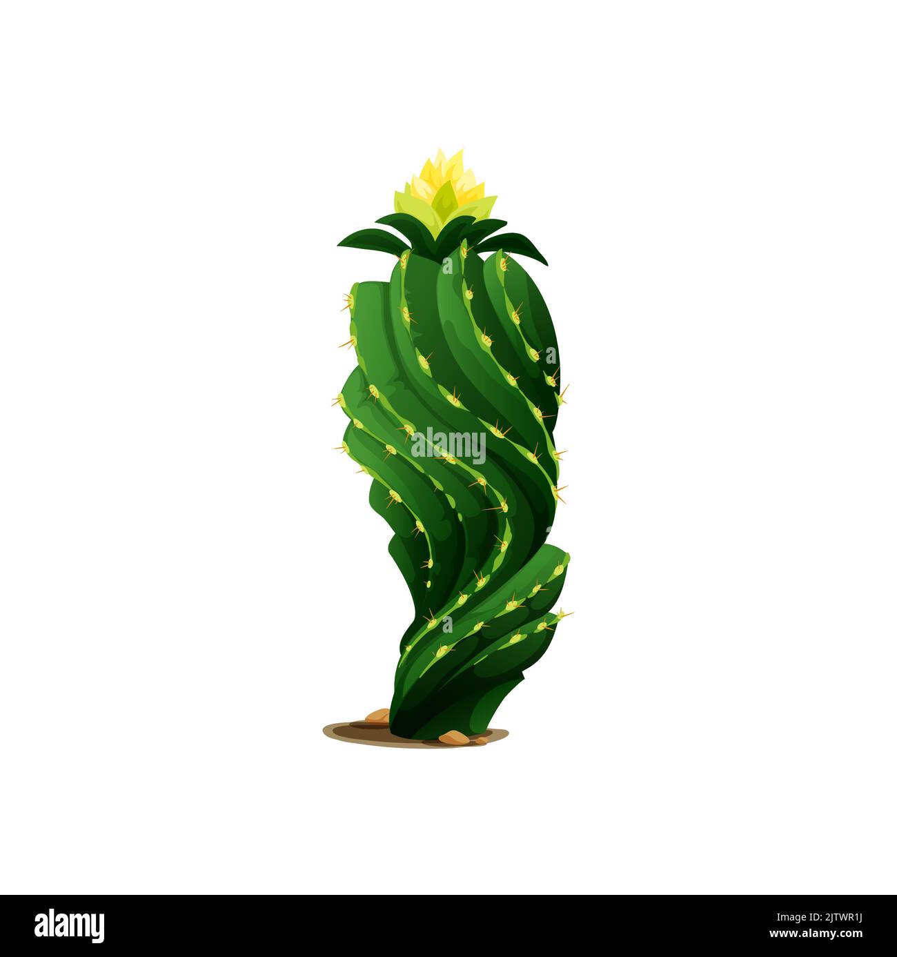 Tall yellow flower spike Stock Vector Images - Alamy