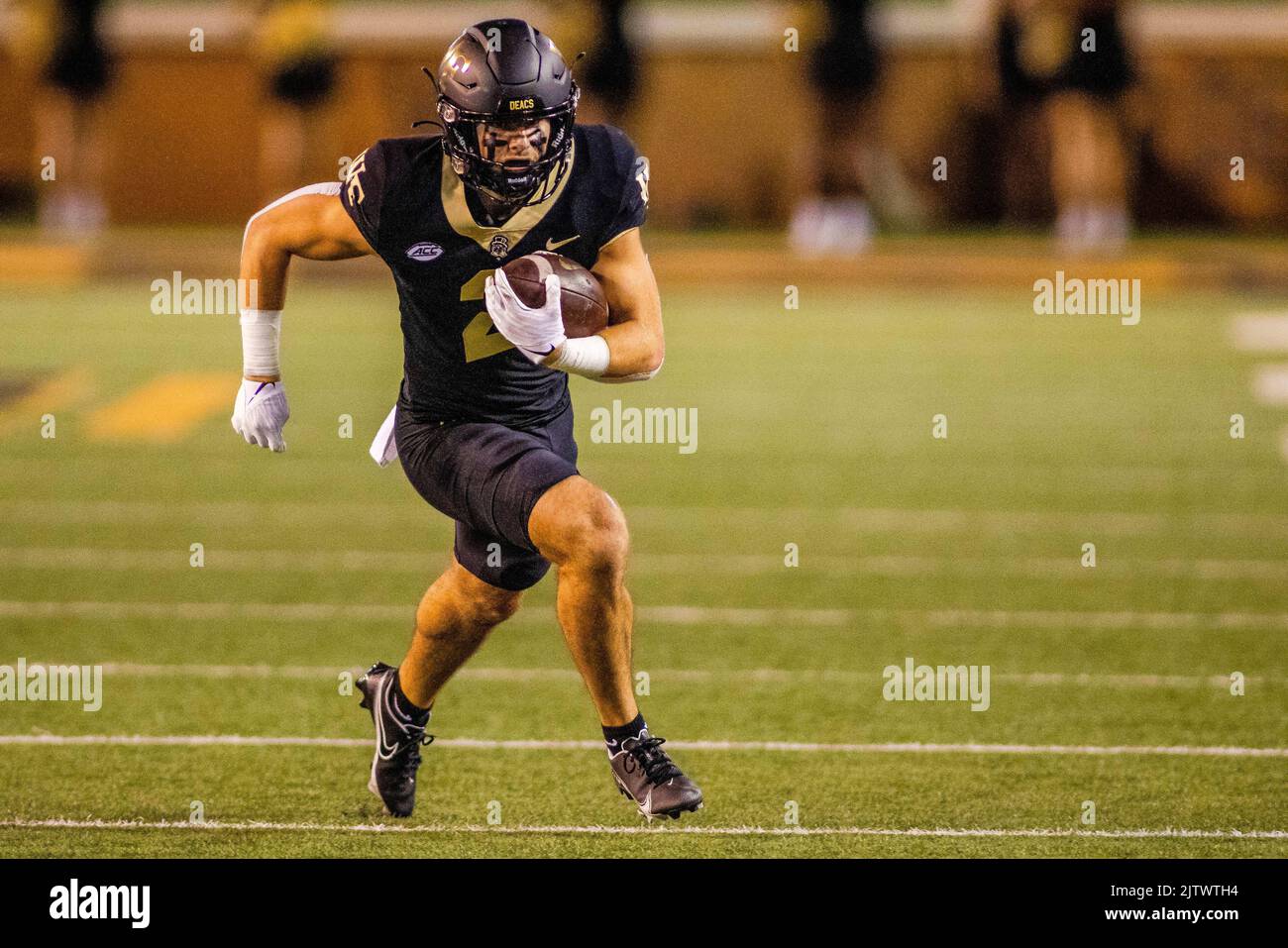 Winston-Salem, NC, USA. 1st Sep, 2022. Wake Forest Demon Deacons wide ...