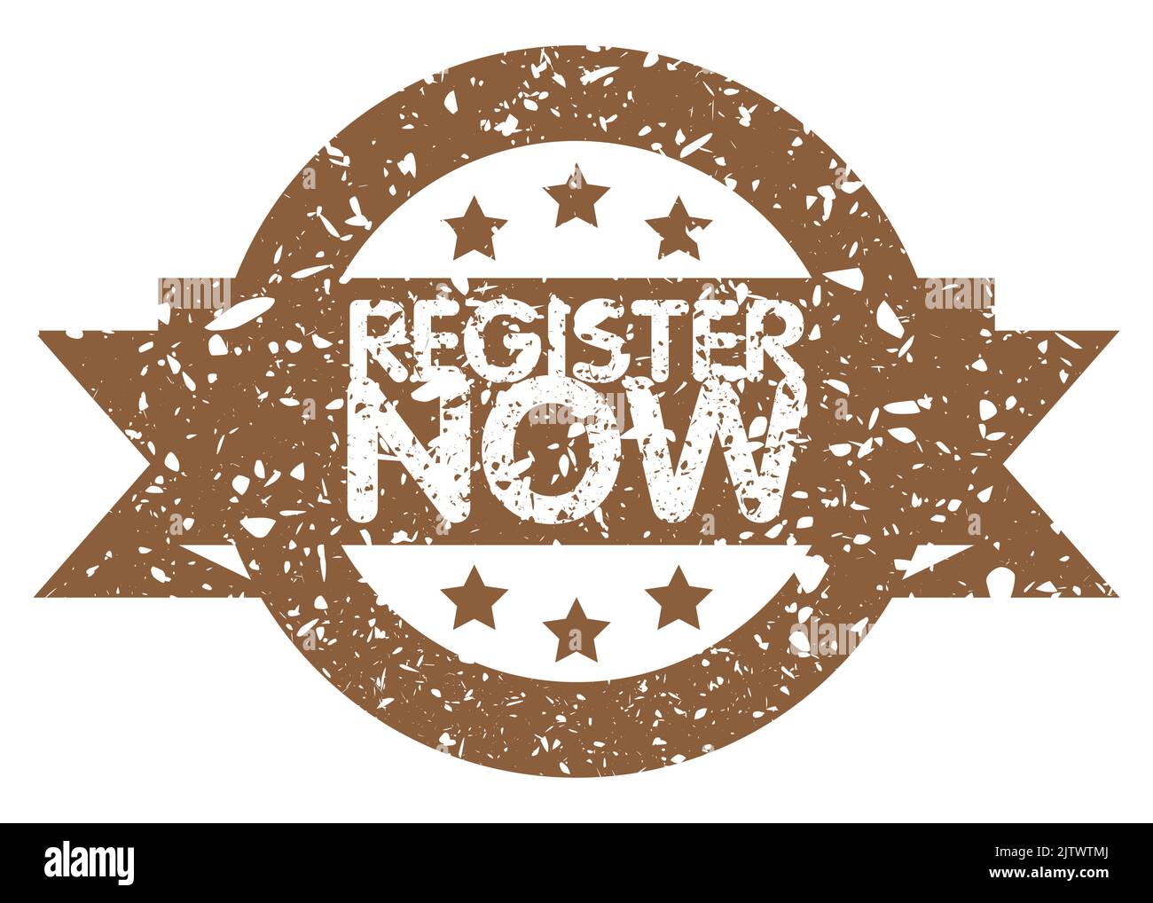 Simple vintage rubber stamp with Register Now text Stock Vector Image ...