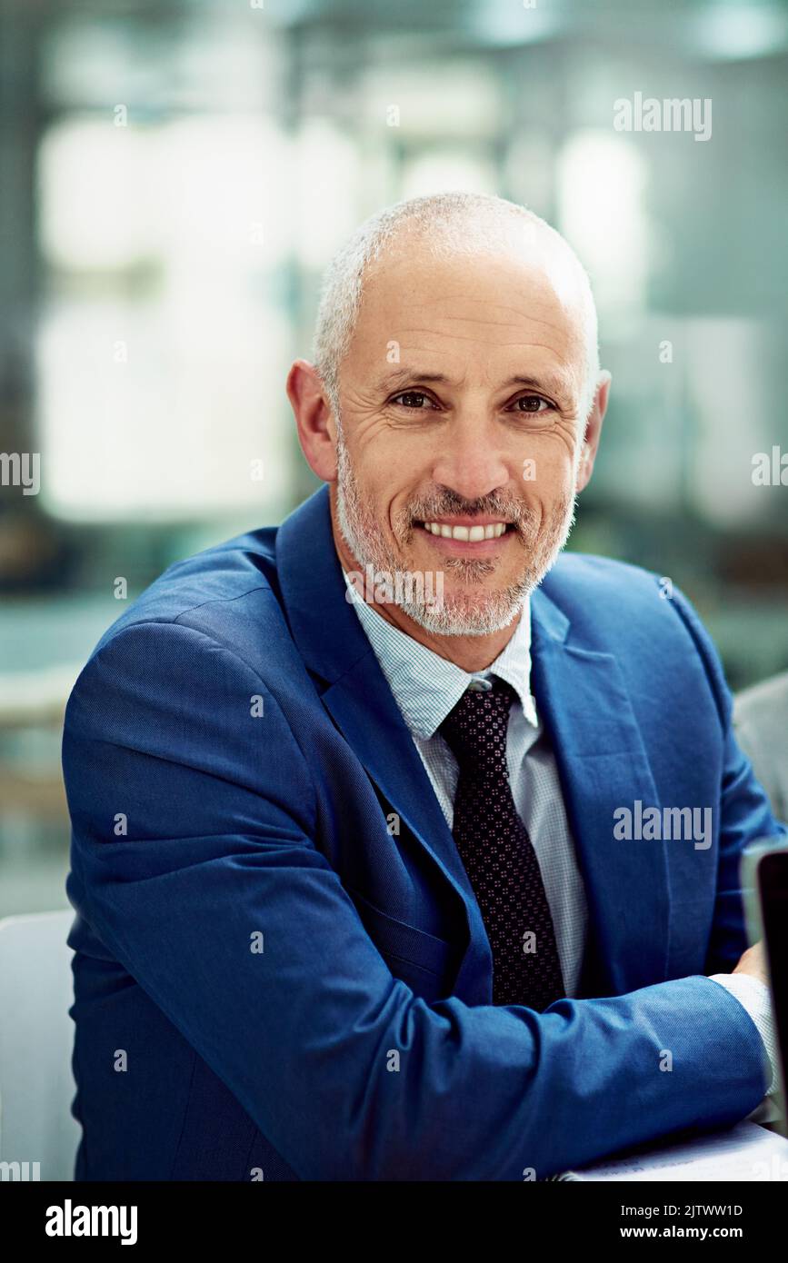 Portrait successful smiling businessman in hi-res stock photography and ...