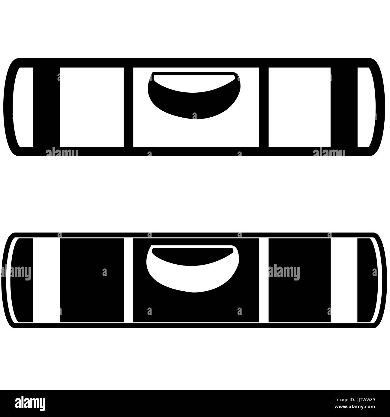 level icon on white background. building level sign. bubble level ...