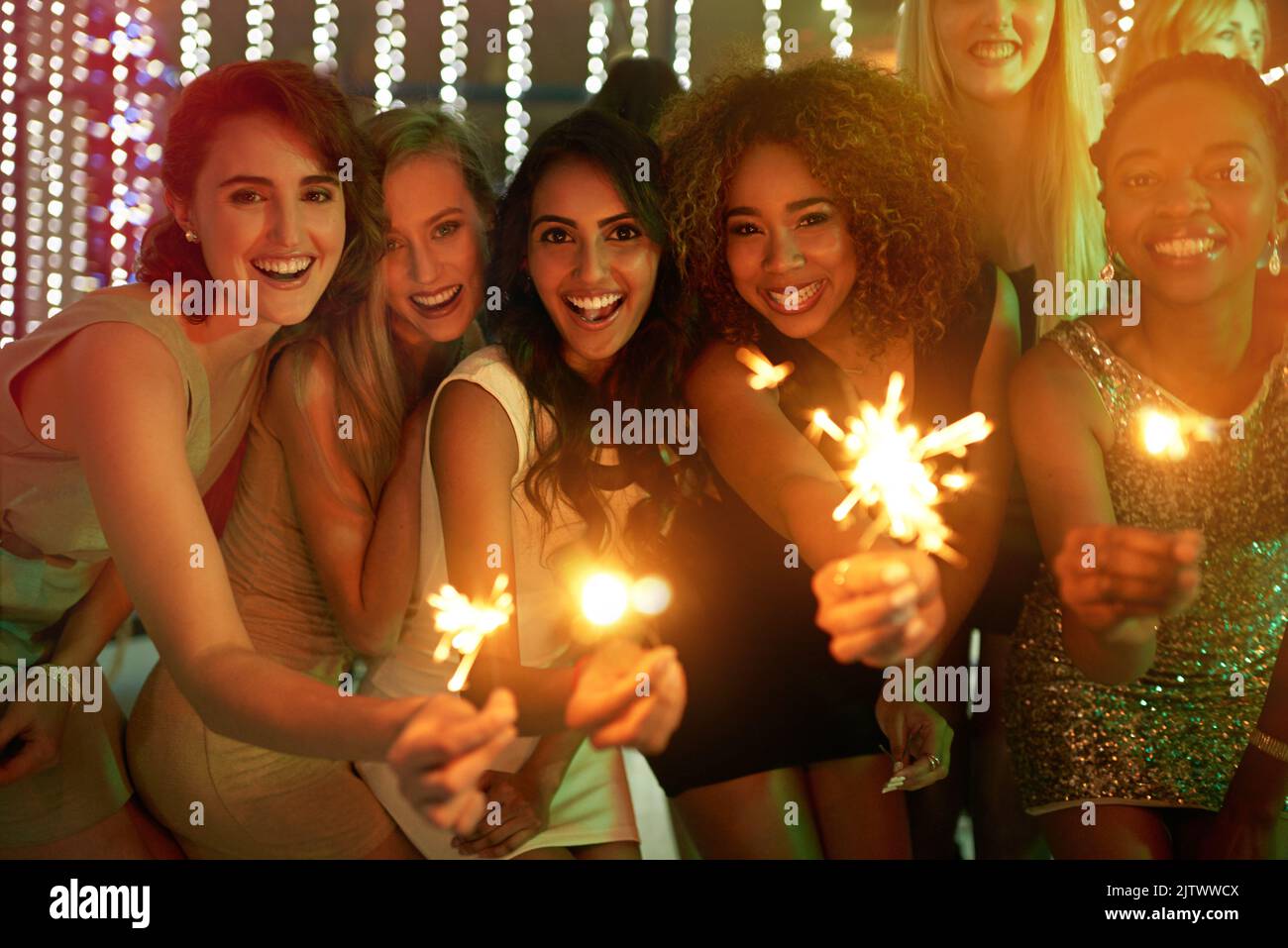 Girls just wanna have fun. a group of girlfriends having fun with ...