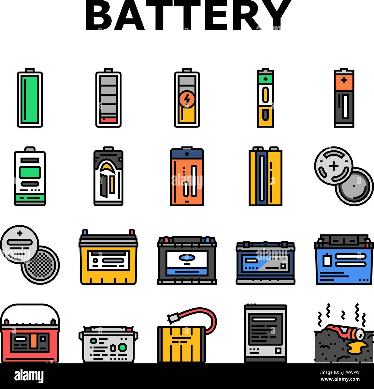 Car battery pack lithium Cut Out Stock Images & Pictures - Alamy