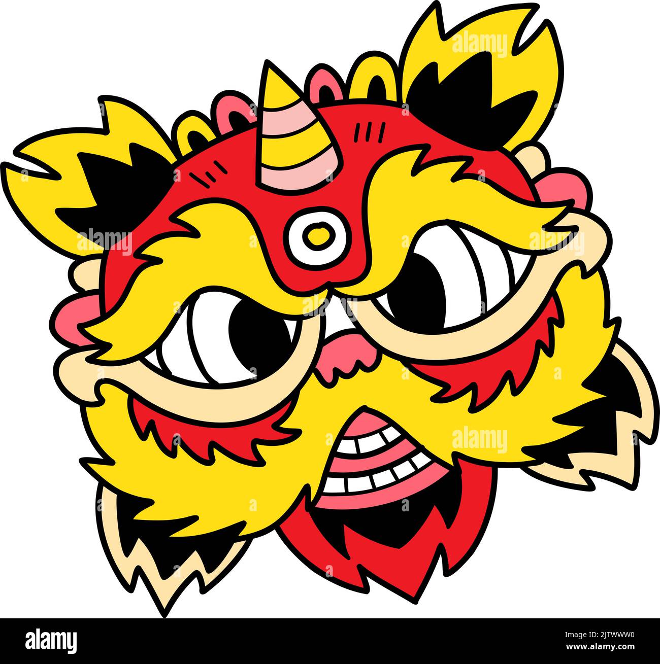 Chinese Lion Mask Template SHAR Chinese Lion Dance Head DIY Assembly