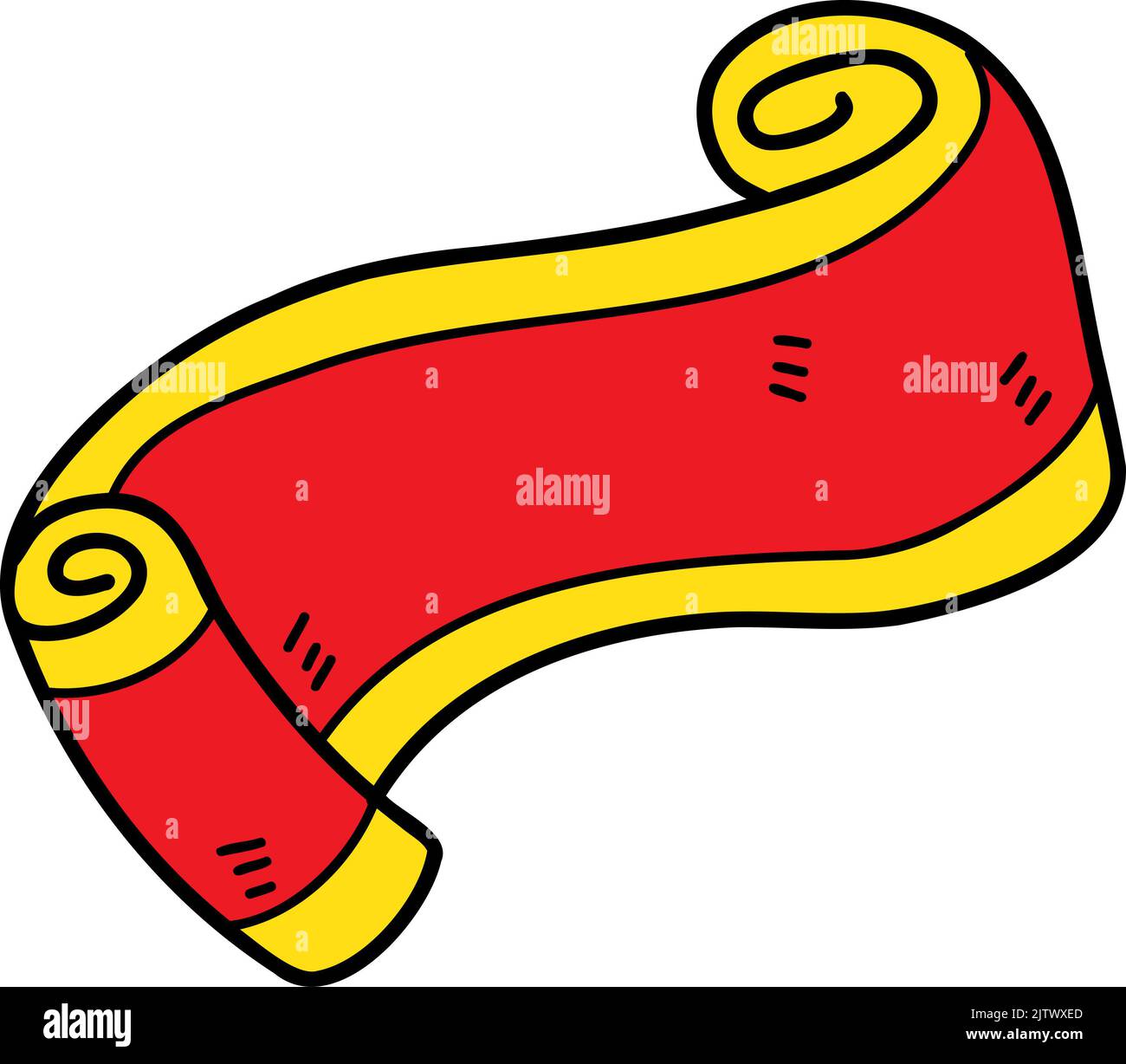 hand drawn Ancient Chinese scroll illustration on transparent ...