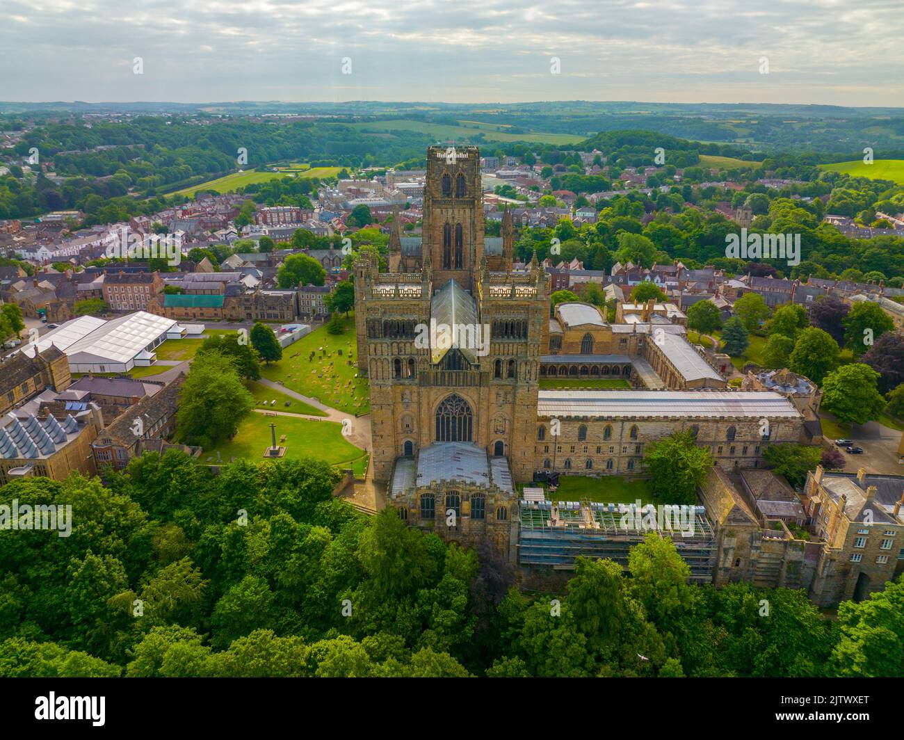 Durham Cathedral is a cathedral in the historic city center of Durham ...