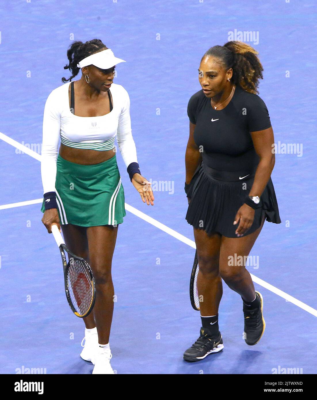 New York City, United States. 01st Sep, 2022. Serena Williams and Venus ...