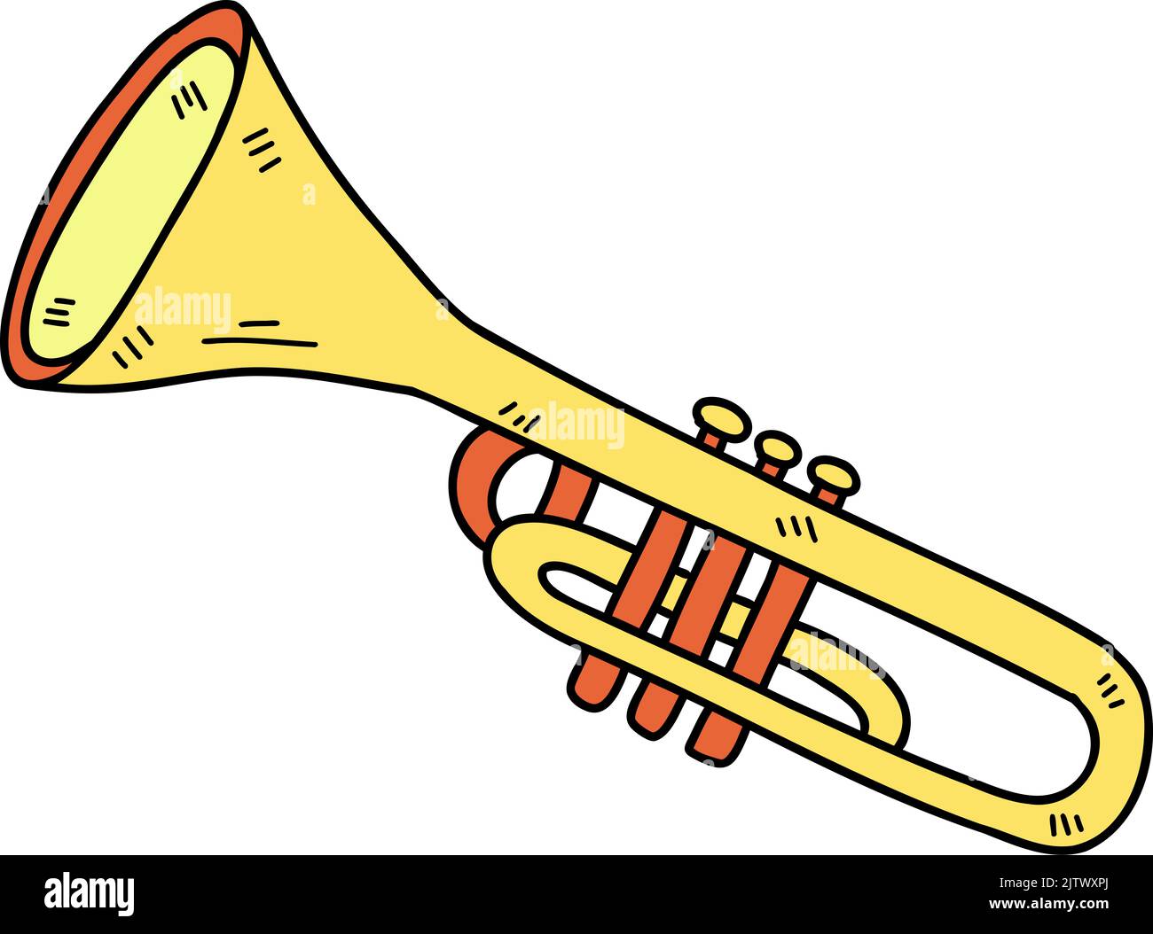 Silver Trumpet Clipart