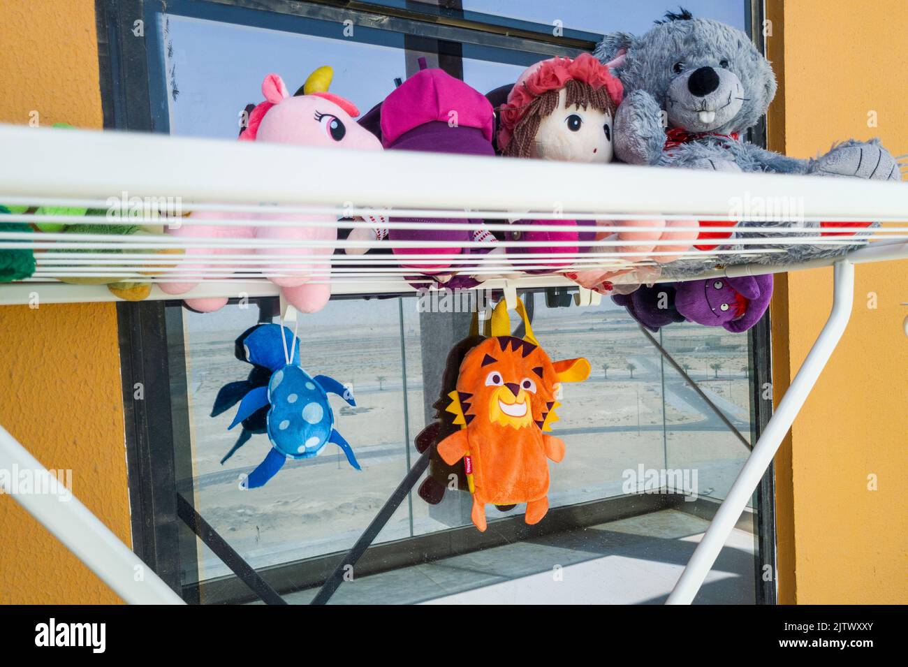 Soft toys drying hi-res stock photography and images - Alamy